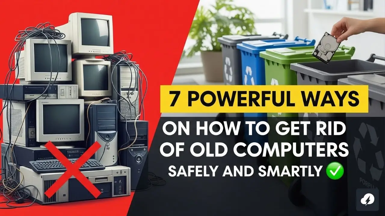 7 Powerful Ways on How to Get Rid of Old Computers Safely and Smartly
